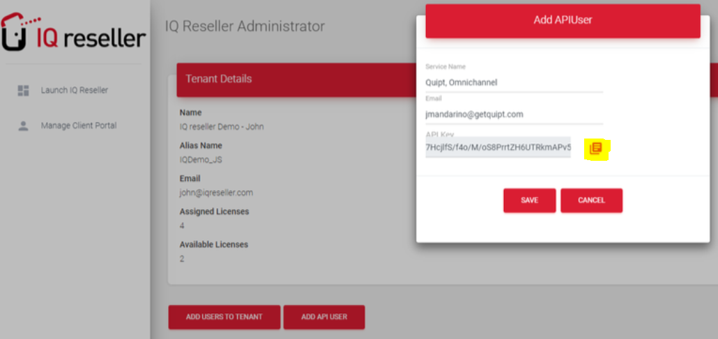Syncing IQ Reseller Plug-In – Quipt