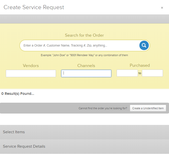 Creating A Service Request – Quipt