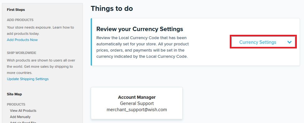 Wish Store Creation – Quipt